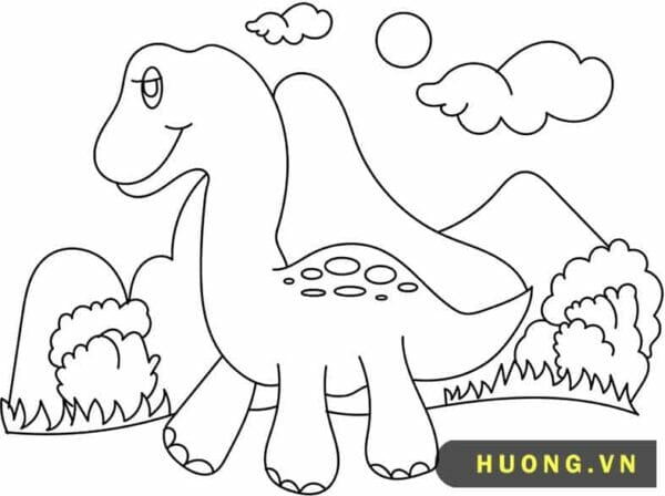 20 Tranh Tô Màu Con Vật Trong Rừng Cho Bé Thoả đam Mê